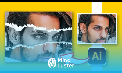 Learn How to create Torn Paper Effect tutorial in adobe illustrator - Mind Luster