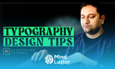 Learn Typography Design Tips Tutorial Adobe Illustrator in Hindi - Mind Luster