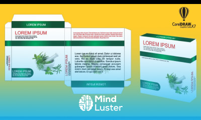 Learn Coreldraw tutorial How to Make Medicine Box Packaging design with ...