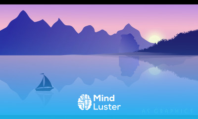 Learn CorelDraw x7 tutorial Landscape Mountain Sea illustration - Mind ...