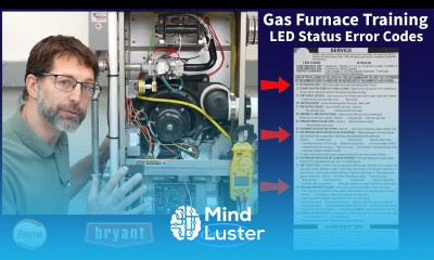 Learn Gas Furnace Training Testing LED Status Error Codes for Carrier ...