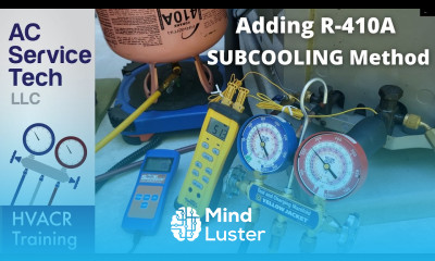 Learn Charging an R 410A AC Unit that is Very Low on Refrigerant with ...