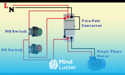 Learn Modular Contactor Connection Single Phase Motor - Mind Luster
