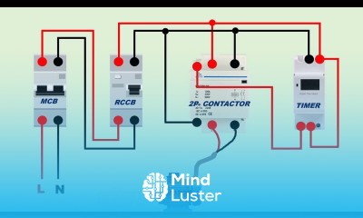 Learn Single Phase Motor or Pump Connection with Timer - Mind Luster