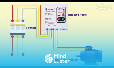 Learn DOL starter wiring diagram connection - Mind Luster