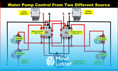 Learn One Motor Two Meter Connection Water Pump Control From Two ...