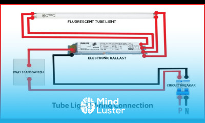Learn Fluorescent Tube Light Wiring Connection Using Electronic Choke - Mind Luster