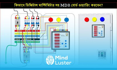 Learn Three Phase Distribution Board Connection With Multimeter - Mind ...