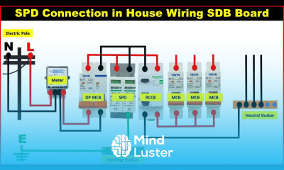 Learn How To Install Surge Protection Device Single Phase SPD ...