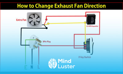 Learn Exhaust Fan Direction Change Exhaust Fan Reverse Connection How ...