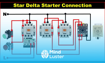 Learn Star Delta Starter Complete Wiring Connection Star Delta Starter ...
