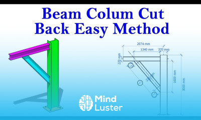 Learn How to cut channel and beam any degree cut back - Mind Luster