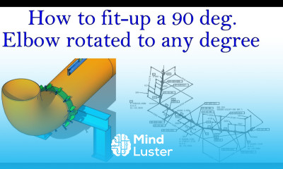 Learn HOW TO FIT UP A 90 DEGREE ELBOW ROTATED TO ANY DEGREE 2 - Mind Luster