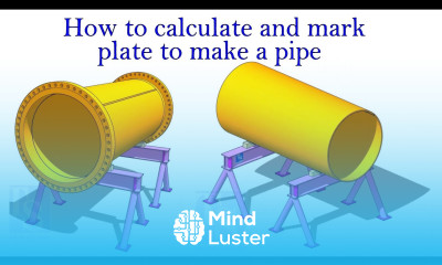 Learn How to calculate and mark plate for a rolled pipe or shell - Mind ...