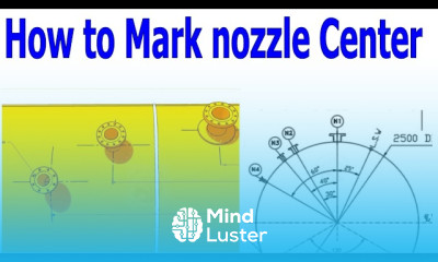 Learn How to mark Nozzle Nozzle Center Marking on Pipe Pressure Vessel ...