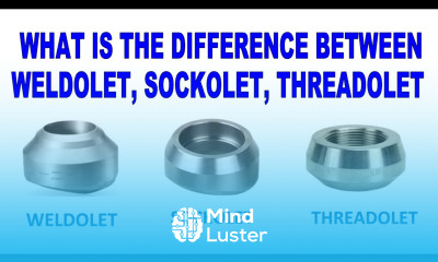 Learn PIPING Weldolet Sockolet and Threadolet Identification - Mind Luster
