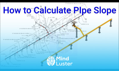 Learn How to calculate the slope of a pipe in an isometric drawing ...