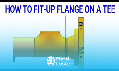 Learn PIPING TEE TO FLANGE FIT UP TUTORIAL FOR BEGINNERS Pipe fit up ...