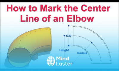 Learn How to mark the Center of an Elbow - Mind Luster