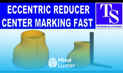 Learn Eccentric reducer center marking fast easy method tutorial piping ...
