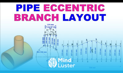 Learn How to layout an eccentric pipe branch - Mind Luster