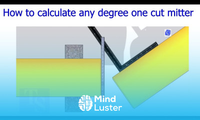 Learn How to Calculate Any Degree One Cut Miter Fast Easy Method - Mind ...