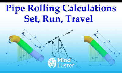 Learn Pipe rolling set run travel long radius elbow center short radius ...