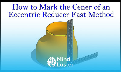 Learn How to mark the center of an eccentric reducer an easy method ...