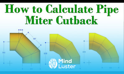 Learn How to Calculate Miter Cutback Easy Method - Mind Luster