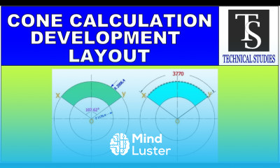 Learn CONCENTRIC CONE CLACULATIONS DEVELOPMENT LAYOUT TUTORIAL - Mind ...