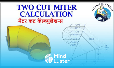 Learn How to calculate and mark Cut back center piece 2 cut miter मैटर ...