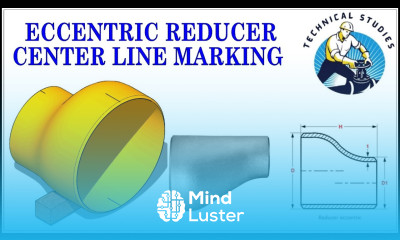 Learn How to mark the center line of an eccentric reducer - Mind Luster