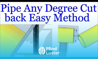 Learn Any Degree One Cut Miter Fast Easy Method - Mind Luster