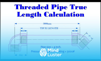 Learn Threaded Pipe True Length Calculation - Mind Luster