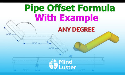 Learn How to calculate Piping Offset With example Tutorial - Mind Luster