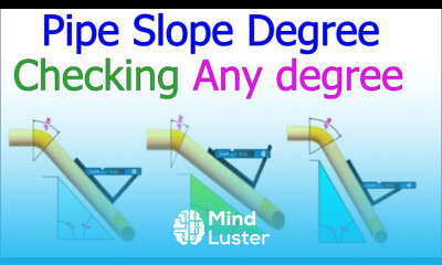 Learn Pipe Slope Checking Measuring Any Degree - Mind Luster