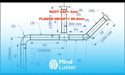 Learn How to Calculate Pipe length in an isometric drawing - Mind Luster