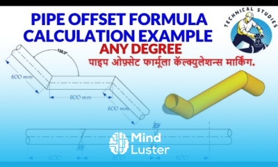 Learn Pipe offset formula calculations marking examples - Mind Luster