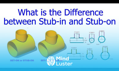 Learn PIPING STUB IN SET IN AND STUB ON SET ON TUTORIAL FOR BEGINNERS ...