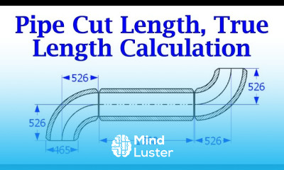Learn Pipe Cut Length True Length Calculation - Mind Luster