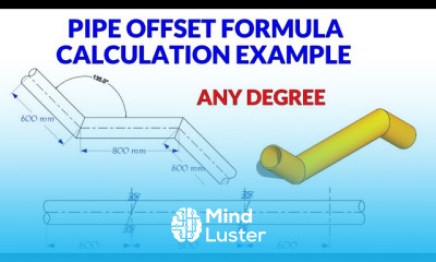 Learn Pipe offset formula calculations and marking - Mind Luster