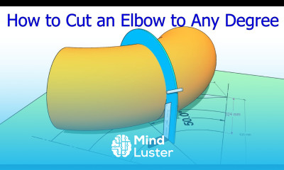 Learn How to cut an Elbow to any Degree Simple method - Mind Luster