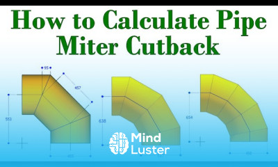 Learn How to Calculate Miter Cutback Easy Method - Mind Luster