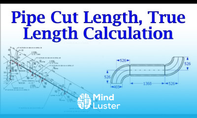 Learn Pipe Cut Length True Length Calculation - Mind Luster