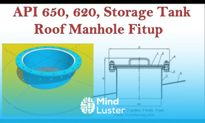 Learn API 650 620 STORAGE TANK CONICAL ROOF MANHOLE FIT UP TUTORIAL ...