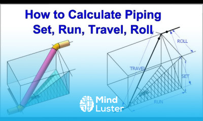Learn Piping Set Run Roll Travel Calculations - Mind Luster