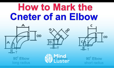 Learn How to Mark and Cut a 90 degree Elbow to Any Degree - Mind Luster