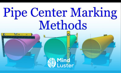 Learn How to mark the center line and divide a pipe circumference ...