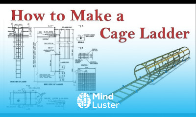 Learn How to make a cage ladder monkey ladder The drawing link is in ...