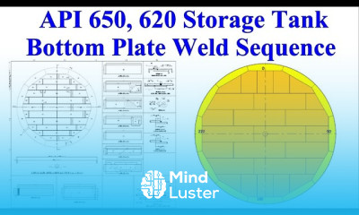 Learn API 650 Storage Tank bottom plate basic weld sequence - Mind Luster